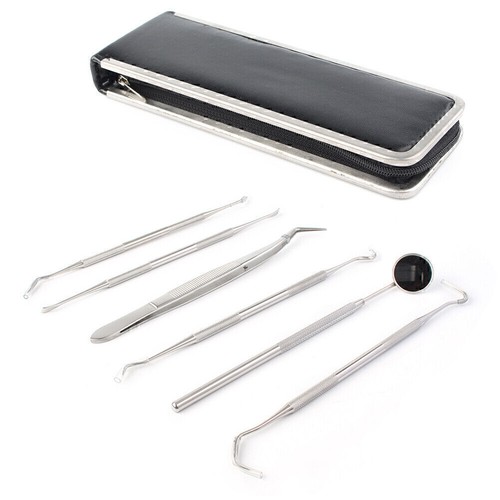 6pcs Dental Tooth Pick Probe Set Kit Teeth Clean Hygiene Tools ...