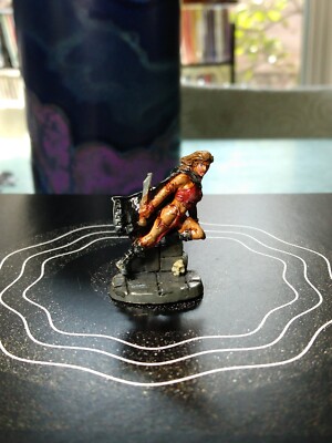 Vintage D&D Dungeons & Dragons Metal Miniature reaper painted female ...