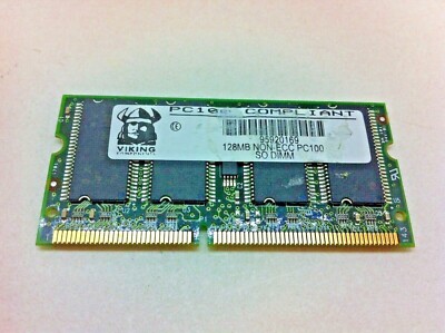 Viking Powerbook G4 128MB 1RX8 SD SDRAM PC PC100 100MHZ 100CL2 144PIN ...