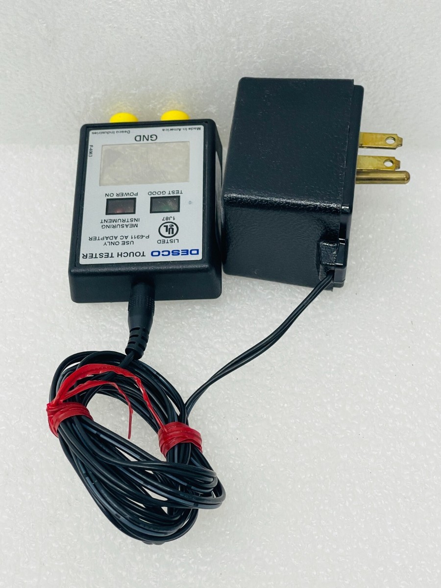 Desco Brand 19350 Wrist Strap Tester Nist Calibrated Free DESCO 19350 ...