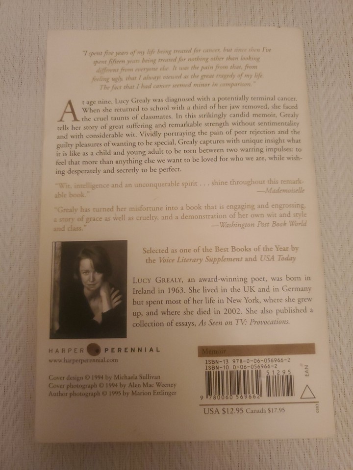 Autobiography of a Face by Lucy Grealy (2003, Paperback, Pre-Owned ...
