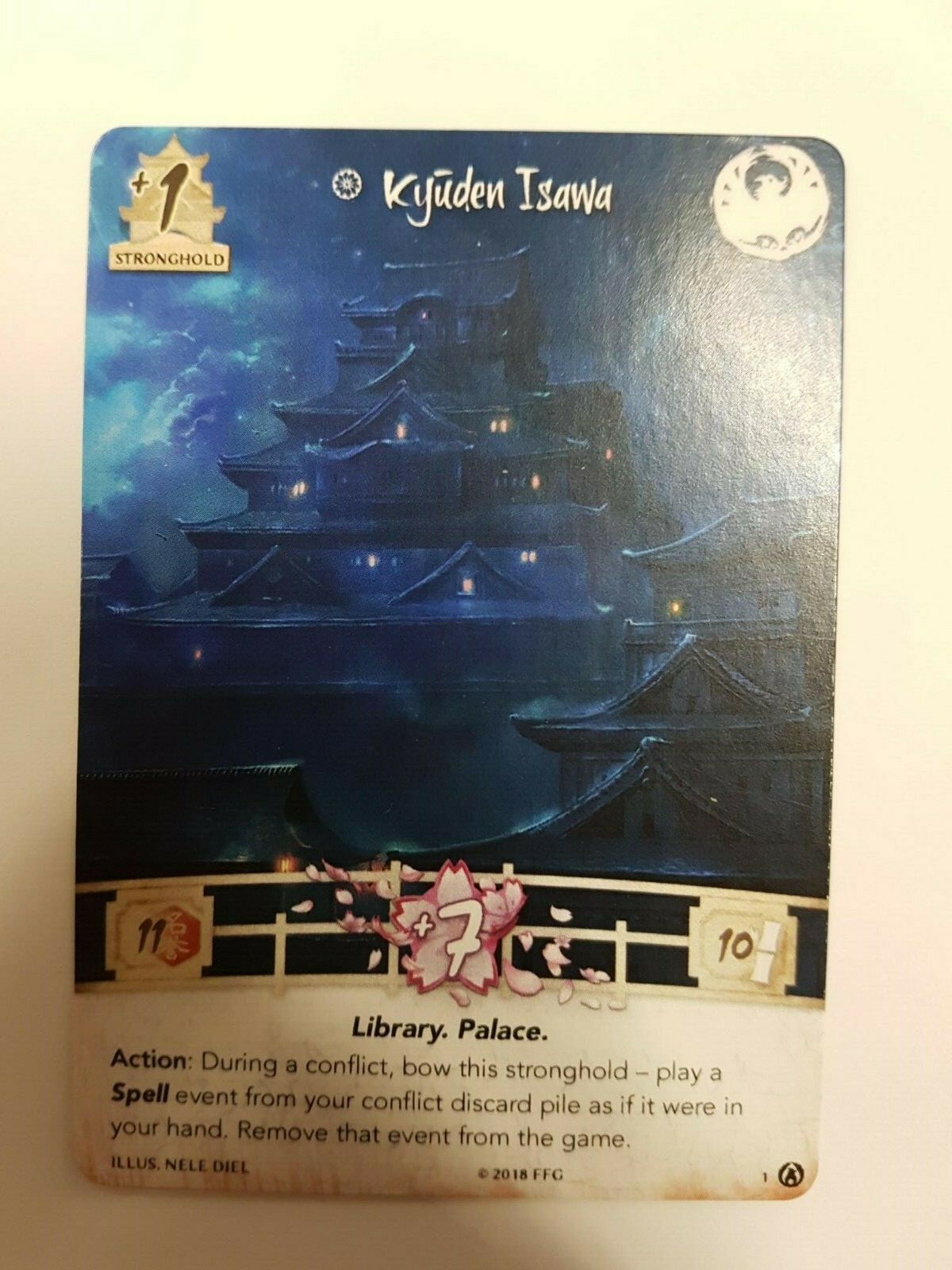 Legend Of The Five Ring L5R LCG Full Art Kyuden Isawa Unplayed | eBay