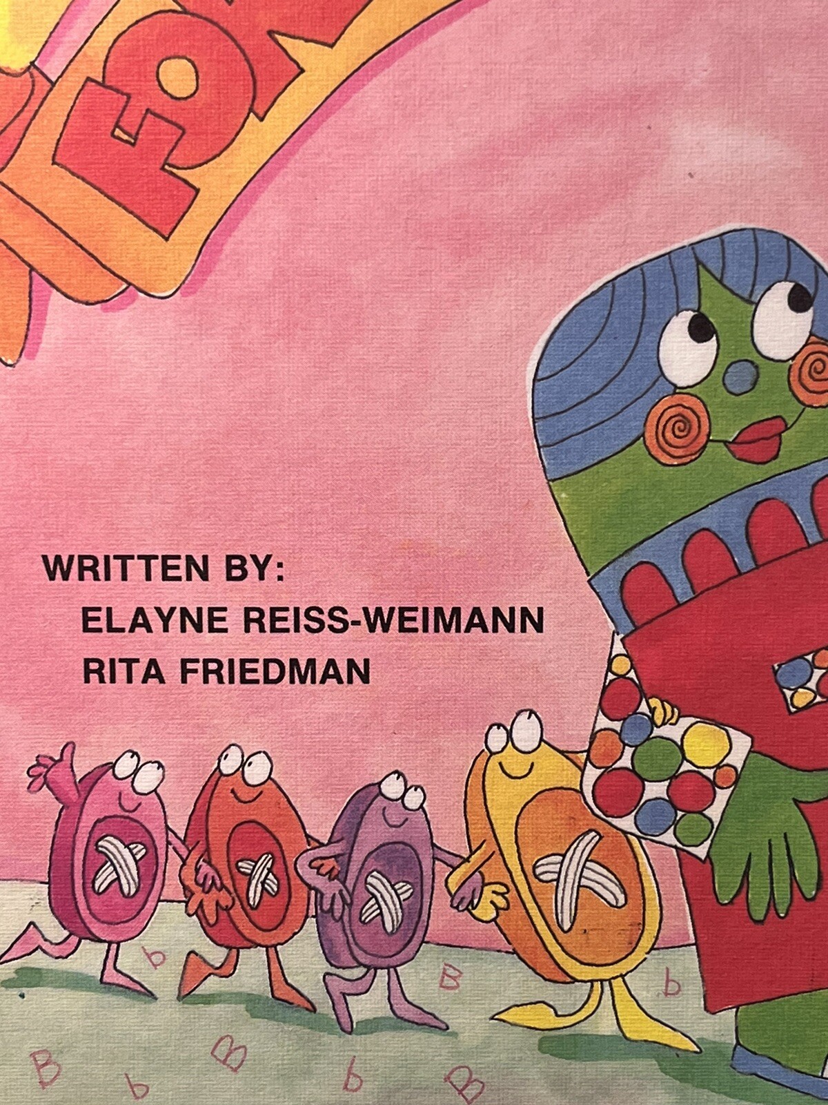 Fables From the Letter People by Elayne Reiss-weimann BUTTONYMS FOR ...