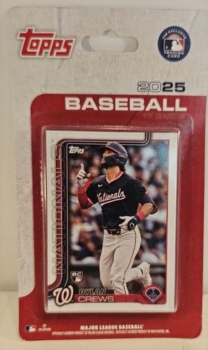 2025 TOPPS WASHINGTON NATIONALS TEAM SET NEW IN SEALED PACKAGE DYLAN ...