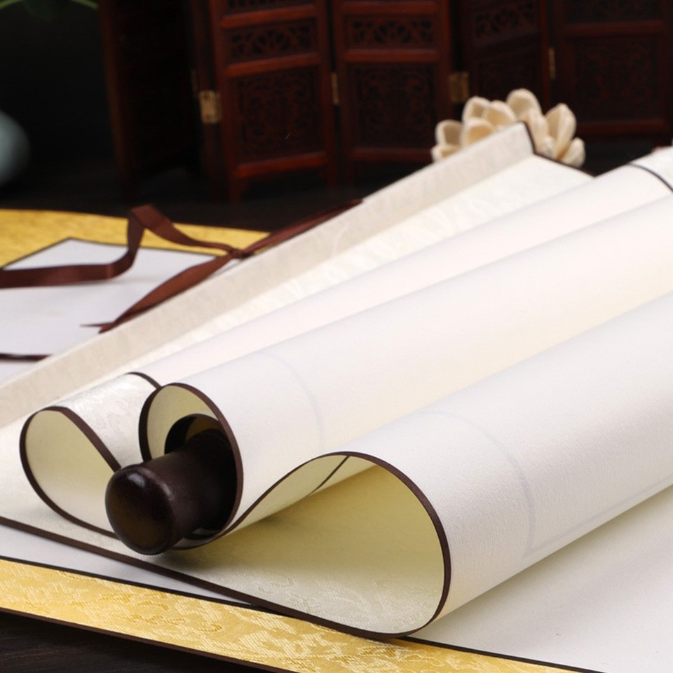 Blank Chinese Scroll Paper for Calligraphy Hanging Parchment Writing ...