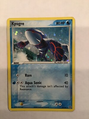 Kyogre 6/106 Holo Emerald Pokemon TCG Holographic Rare Card | eBay
