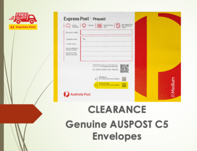 QTY 20 - Australia Post Medium C5 Express Post Prepaid Envelopes | eBay