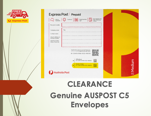 QTY 20 - Australia Post Medium C5 Express Post Prepaid Envelopes | eBay