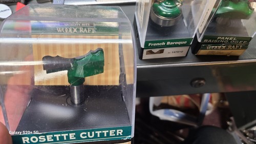 Woodcraft Rosette Cutter 2 1/8” - Panel Raising Ogee - French Baroque ...