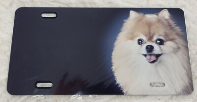 Pomeranian Dog License Plate New Car Tag Metal Aluminum, USA | eBay