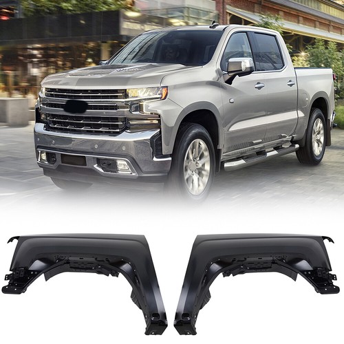 Pair Primed Front Left & Right Fenders For 2014-2018 Chevrolet ...