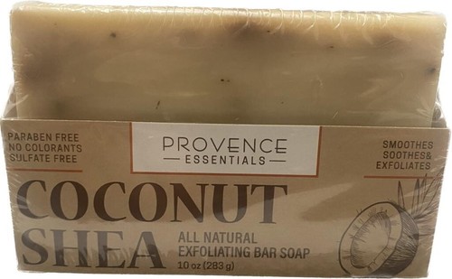 Provence Essentials Coconut Shea Exfoliating Bar Soap All Natural Made ...