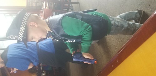 Born Toys SA19-08127MDFD-12DE26-1-14 12 Piece Kids Role Play Police ...