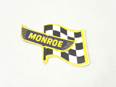 VINTAGE ORIGINAL MONROE SHOCKS STICKER/DECAL 4 1/8x2 1/2" NOS | eBay