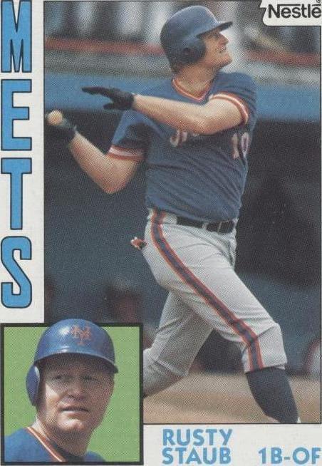 1984 Topps - Rusty Staub #430 Nestlé for sale online | eBay
