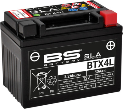BS BATTERY 300669 BTX4L SLA 12V 50 A LINHAI LH 420 4X4 2012 | eBay