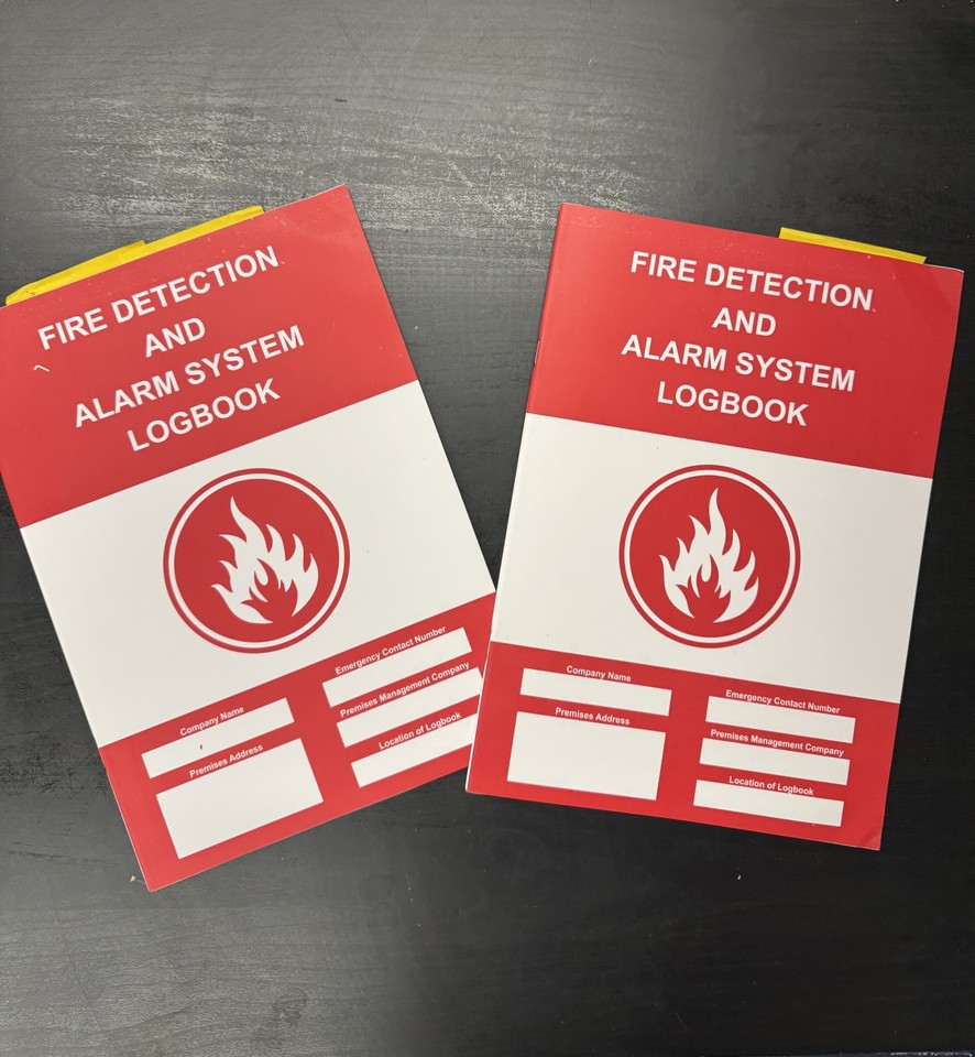A4 Fire Alarm Log Book Clearance Fire Safety Inspection Record Book ...