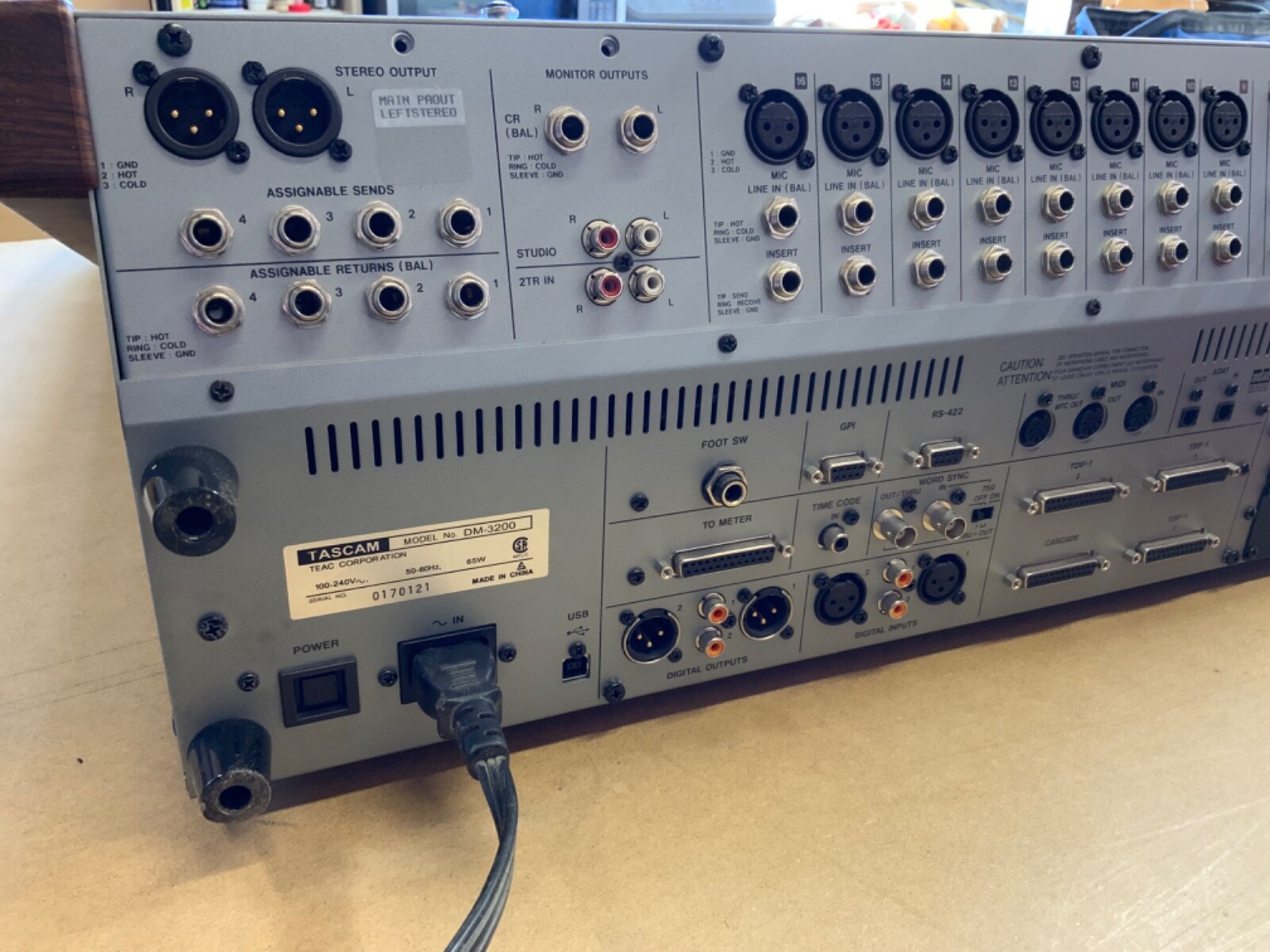 Tascam DM-3200 32-Channel Digital Mixing Console Mixer | eBay