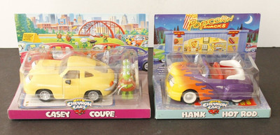 2 Chevron Cars Hank Hot Rod & CASEY COUPE Promo Models Drive-In Box ...