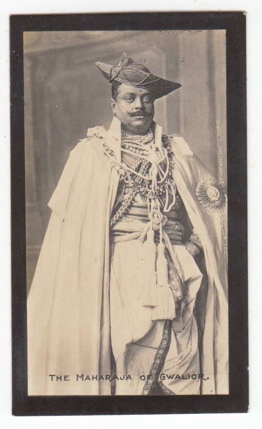 Vintage 1916 WORLD WAR 1 Card Maharaja Sir Madho Rao Scindia of Gwalior ...