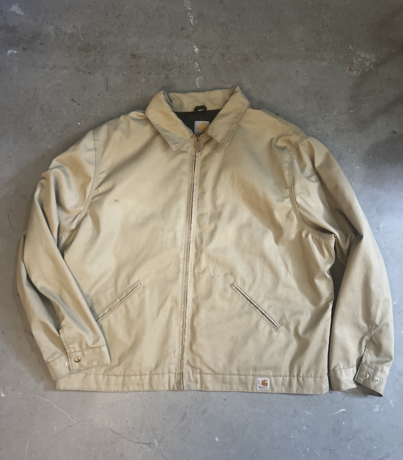 Vintage Sand Carhartt Boxy Work Jacket - Gem