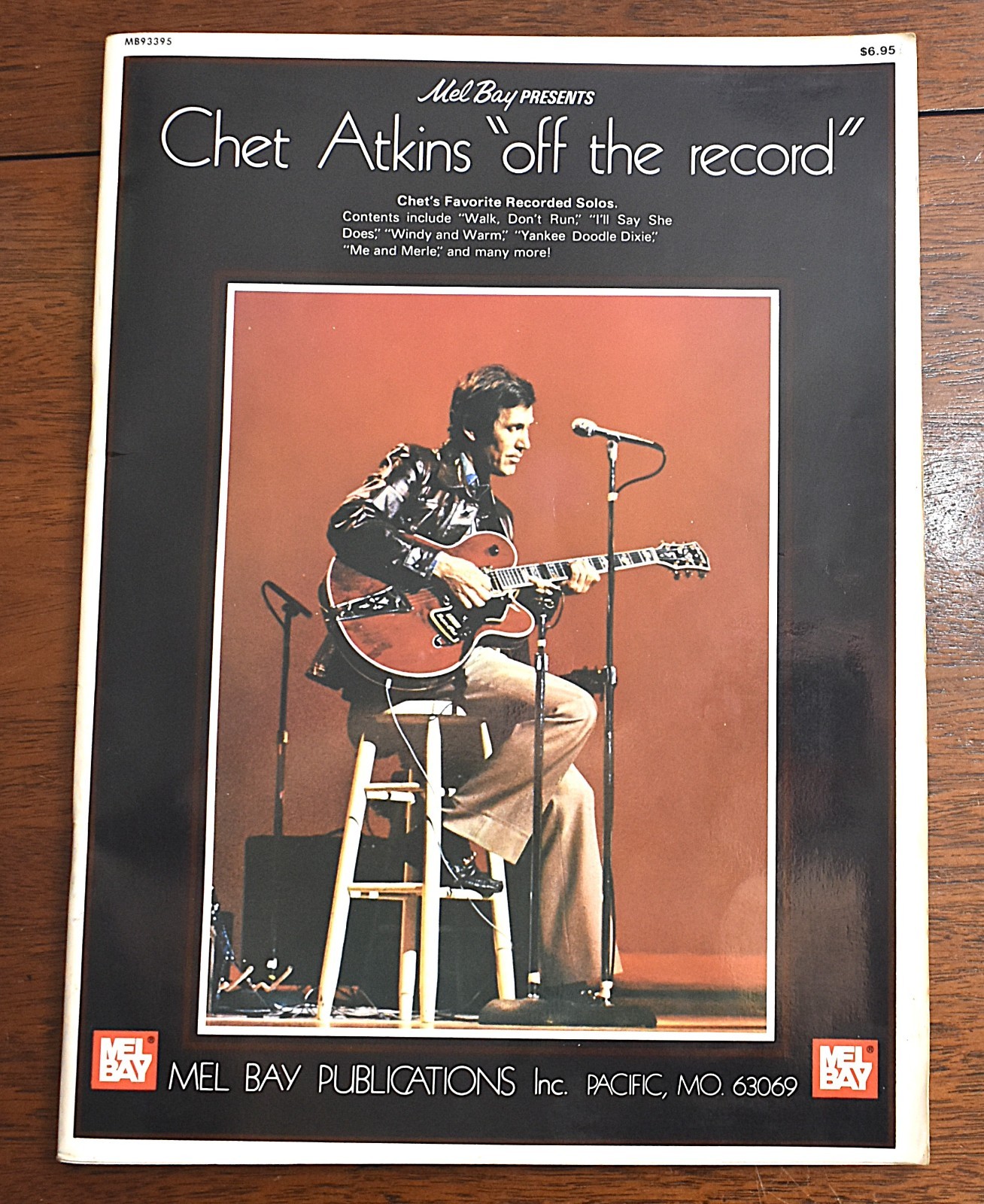 Chet Atkins "Off The Record" Sheet Music Book 1976 Mel Bay | eBay