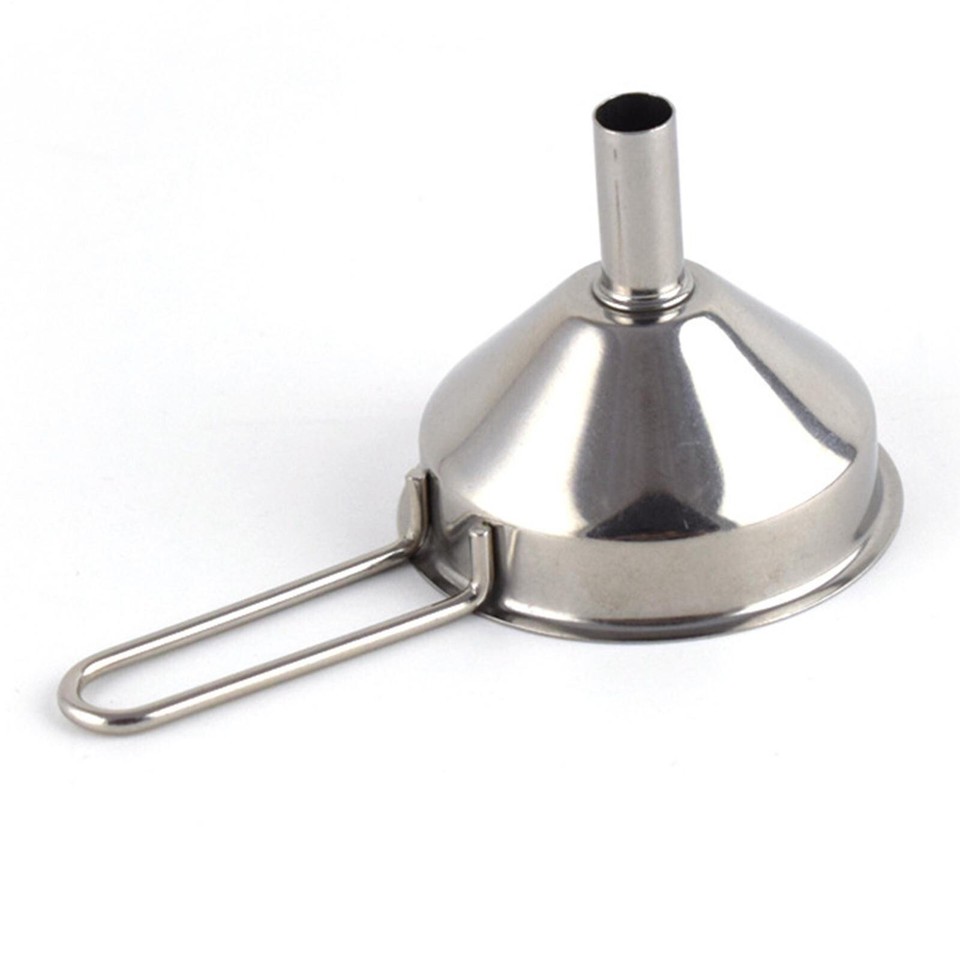 Precision Crafted Small Metal Funnel for Easy Pouring into Narrow Neck ...
