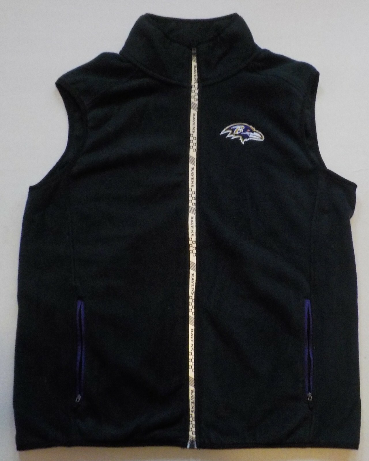 BALTIMORE RAVENS NFL TEAM APPAREL FLEECE VEST MENS M L XL NWT GOLF ...