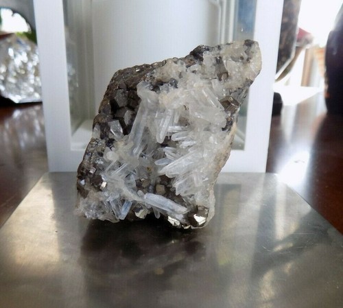 Needle Quartz on Pyrite 127 Grams | eBay