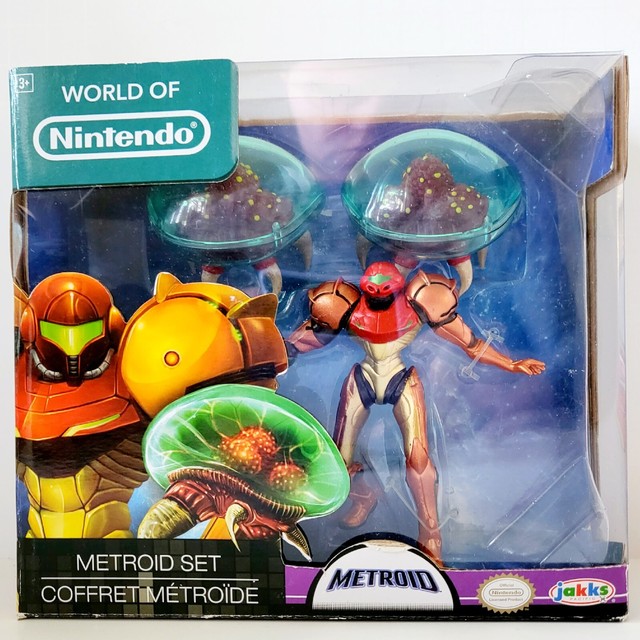 World of Nintendo Metroid Set Action Figures Jakks Pacific Samus 2018 ...