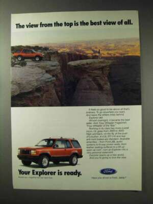 1992 Ford Explorer Ad - The View From The Top is Best | eBay