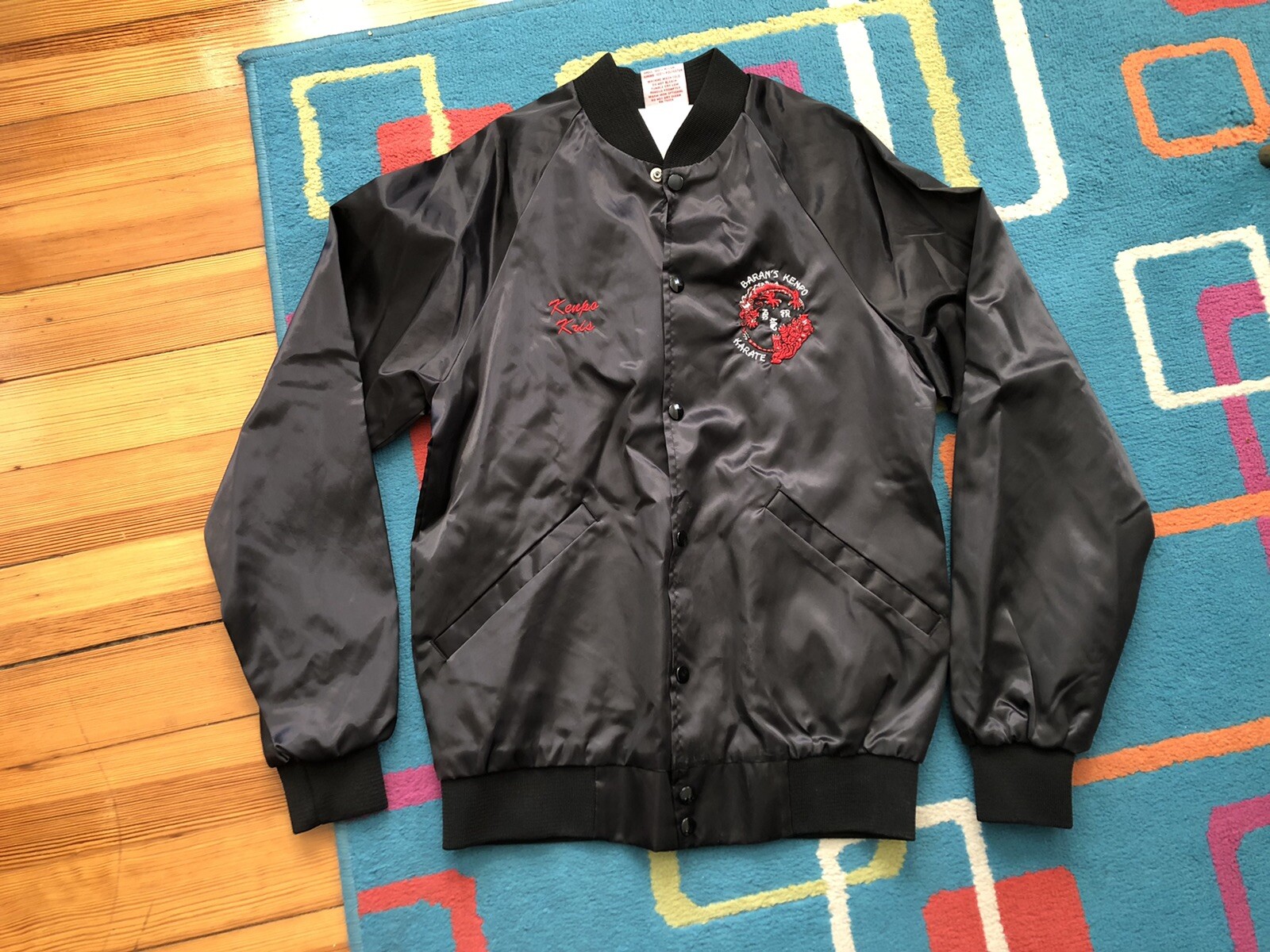 Vintage 90s Barans Kenpo KARATE Team X-Treme Embroidered Nylon Jacket ...
