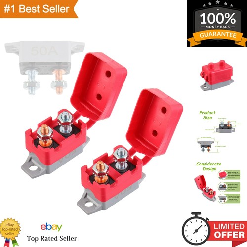 IP66 Rated 50A Automatic Reset Circuit Breaker for Battery Chargers - Set of 2 | eBay