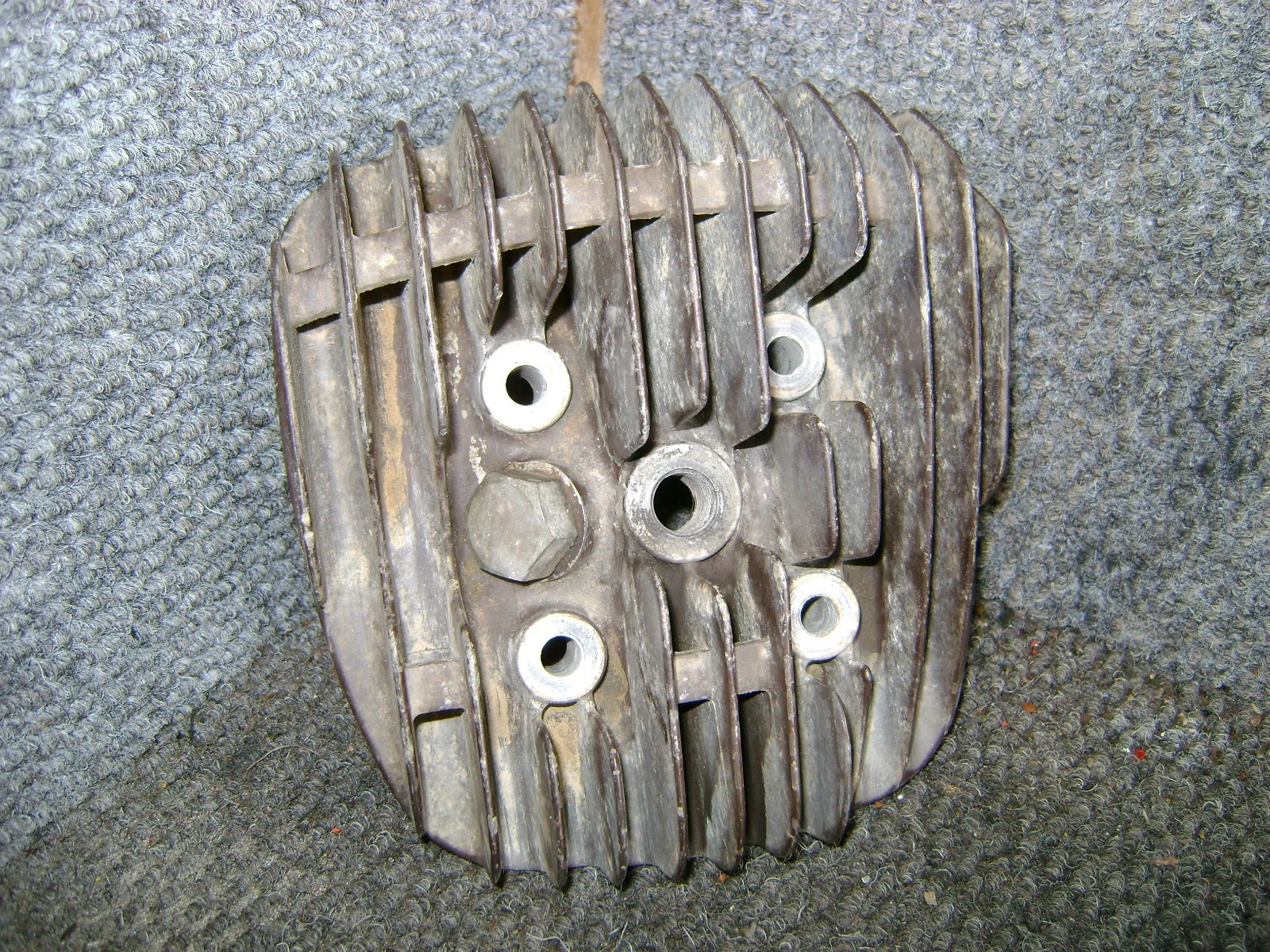 HONDA OEM CYLINDER HEAD DUEL PLUG MT125 MT 125 ELSINORE 1975-1976 361 ...