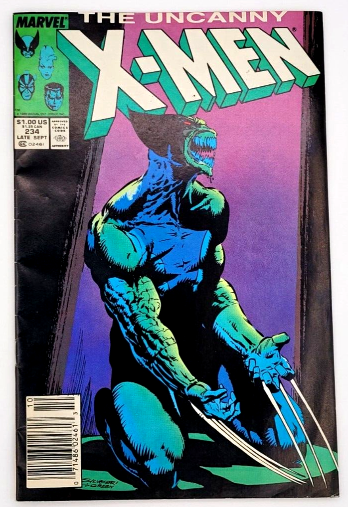UNCANNY X-MEN #234 (1988) / VF- / MARK JEWELER NEWSSTAND WOLVERINE | eBay