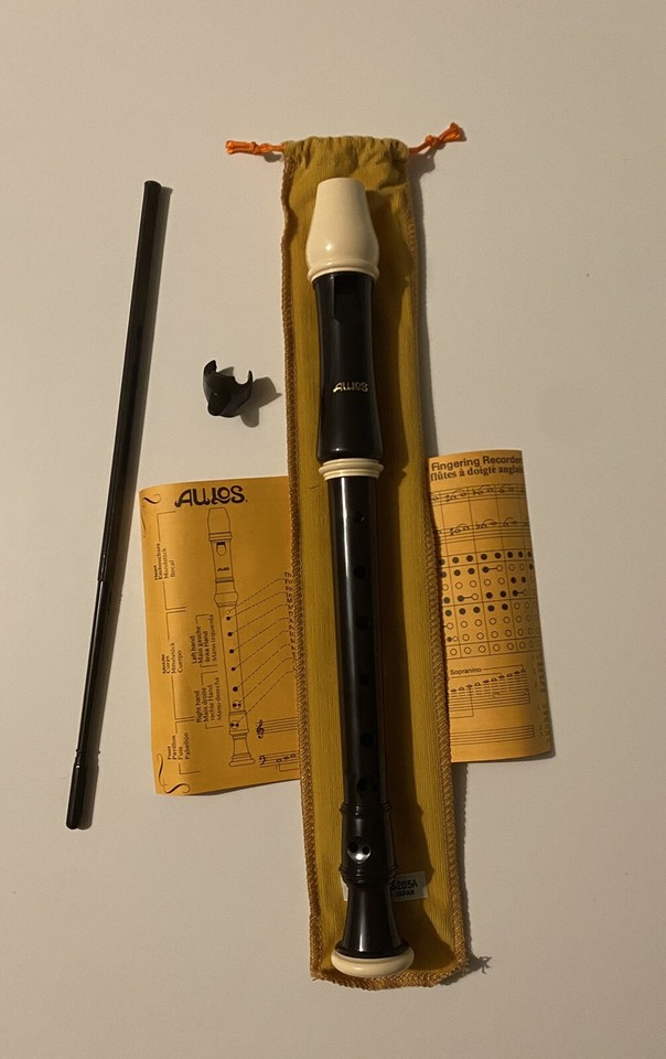 Aulos 205A Descant Soprano Recorder (Yellow Bag) School Recorder Made ...