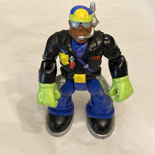 Vtg Fisher Price Rescue Heroes Jake Justice With Red Button Action ...