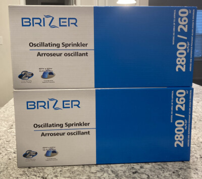 Two Brizer Oscillating Sprinkler, With Sprinkler Control 2800 Sq Ft | eBay