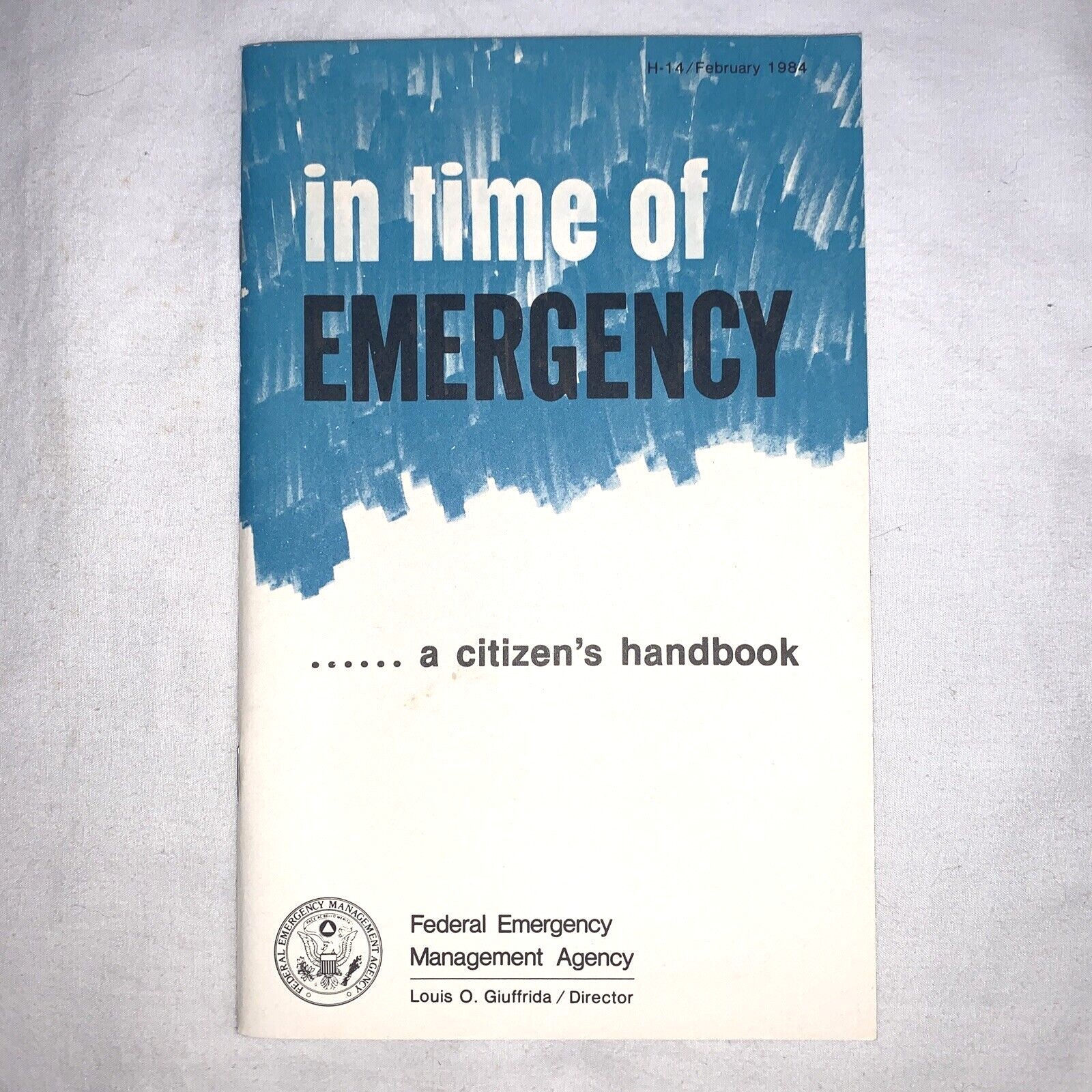 FEMA Booklet Handbook Time Of Emergency Survival Preparedness Vintage ...
