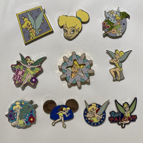 Disney Tinker Bell Pins Lot Of 10 Pins | eBay