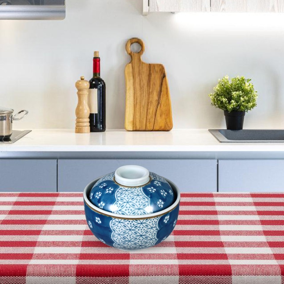 Japanese Ceramic Stew Pot with Lid Multi-Function and Decorative Stock ...