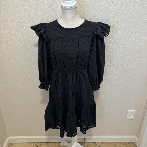 Universal Thread Dress Floral Midi Tiered Long Sleeve Cottage Core ...