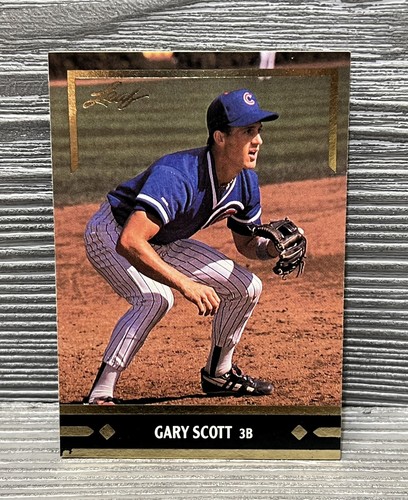 1991 Leaf Gold Rookies Gary Scott #BC4 Chicago Cubs Baseball Card | eBay