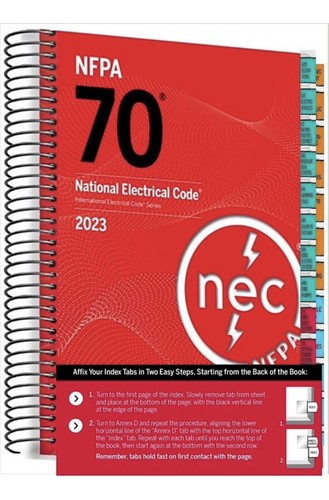 National Electrical Code, 2023 Edition, Spiralbound with Tabs | eBay