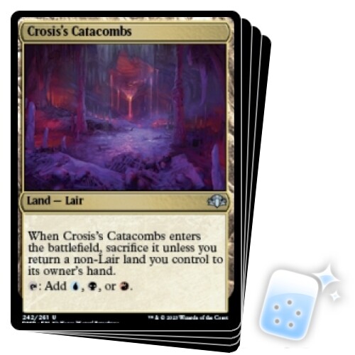 CROSIS'S CATACOMBS X4 Dominaria Remastered Magic MTG MINT CARD | eBay