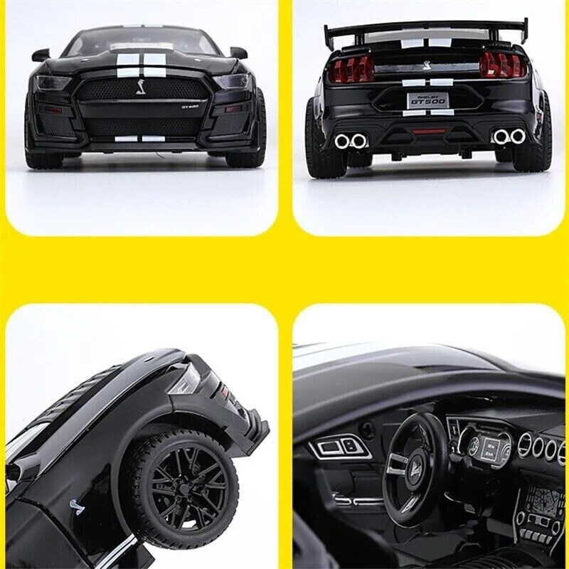 1:18 Ford Mustang Shelby GT500 Diecast Model Car - Alloy Display (No ...