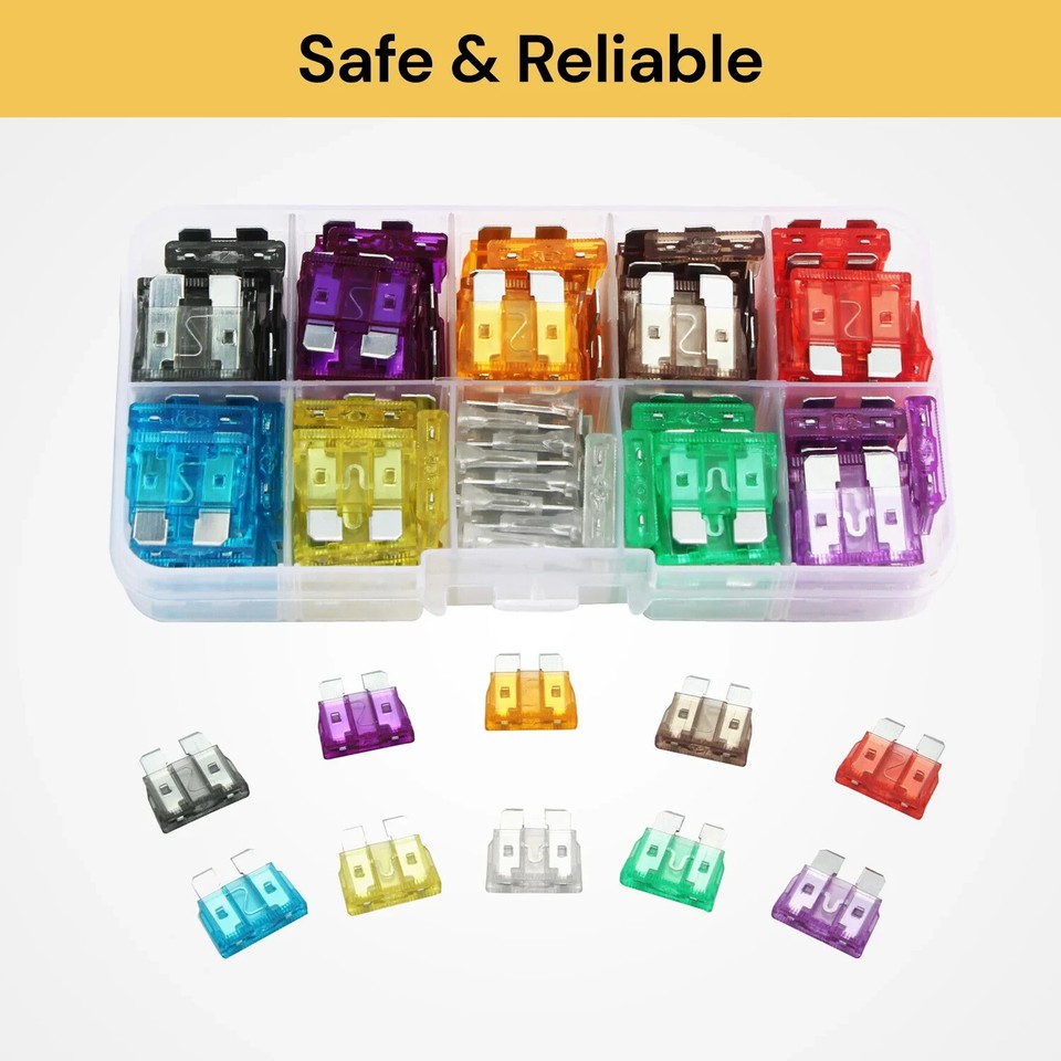 Blade Fuses Box Assortment Assorted Kit Blade Set Auto Truck Automotive ...