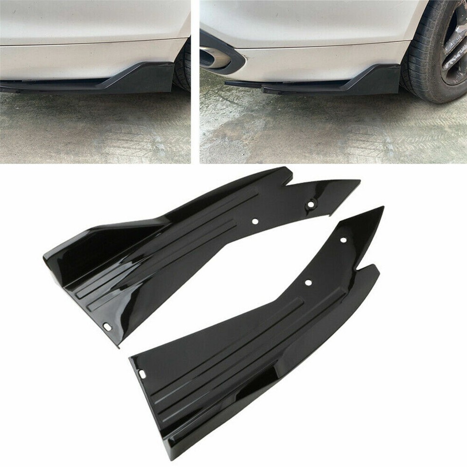 For Chevy Corvette C5 Gloss Rear Bumper Spoiler Lips Splitter Sporty ...
