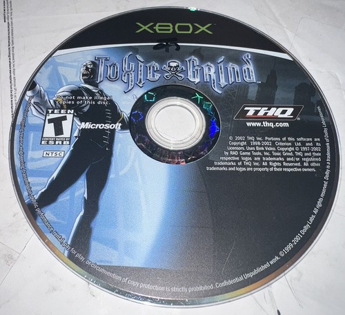 Toxic Grind (Original Microsoft Xbox) Disc Only Tested 752919520055 | eBay
