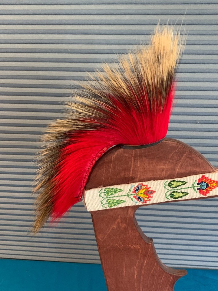 NEW! Porcupine Roach 8"- In & Out Deer Hair - Native American - Pow Wow ...